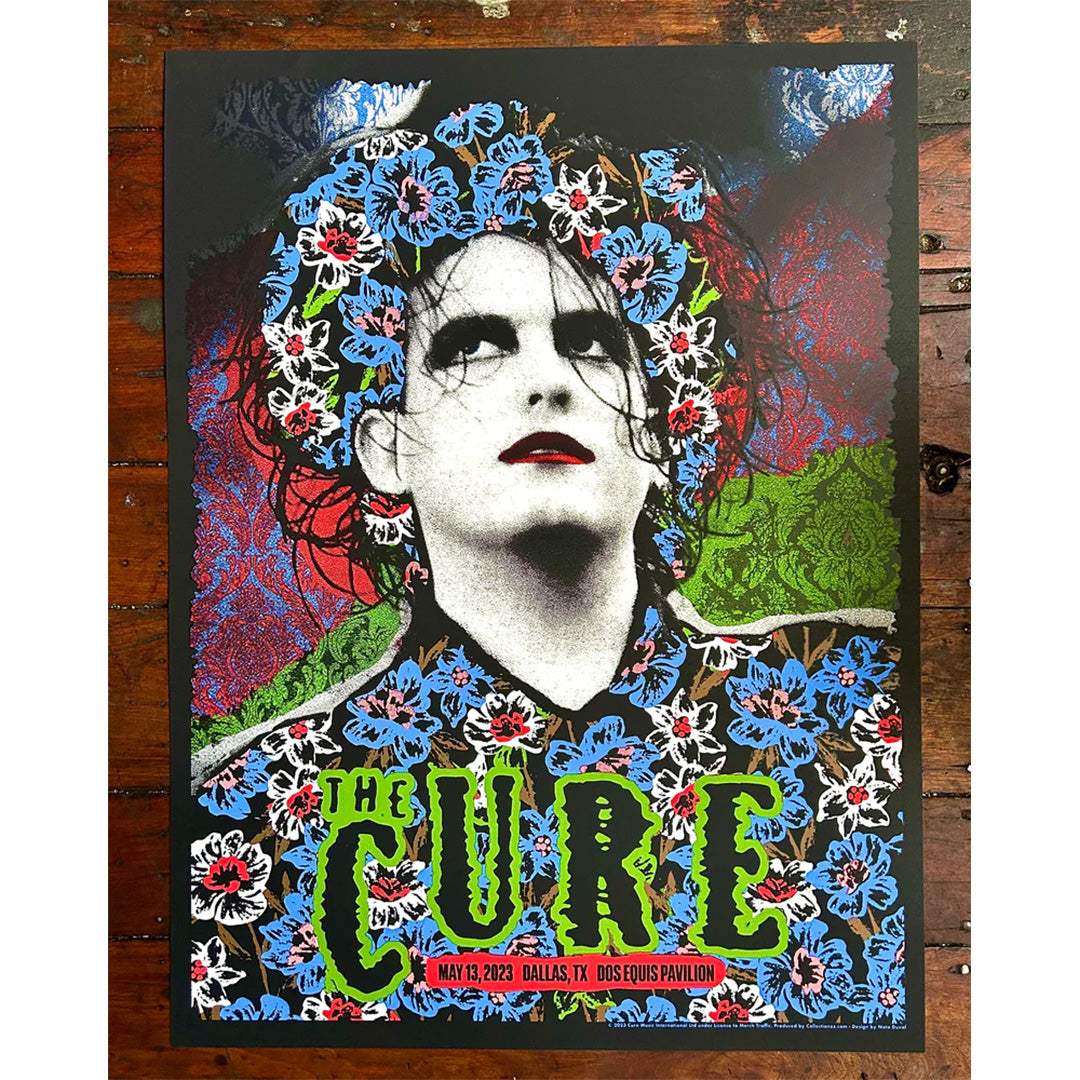 The Cure (Dallas 2023) Sérigraphie de concert par Nate Duval - French ...