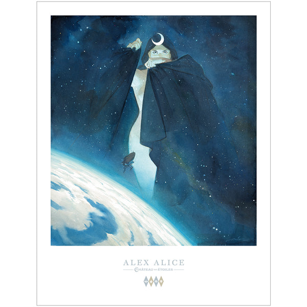 Alex Alice - Limited Edition Art Print - French Paper Art Club