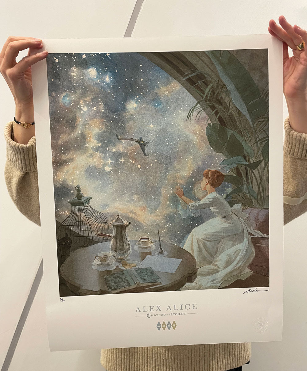 Alex Alice - Limited Edition Art Print - French Paper Art Club