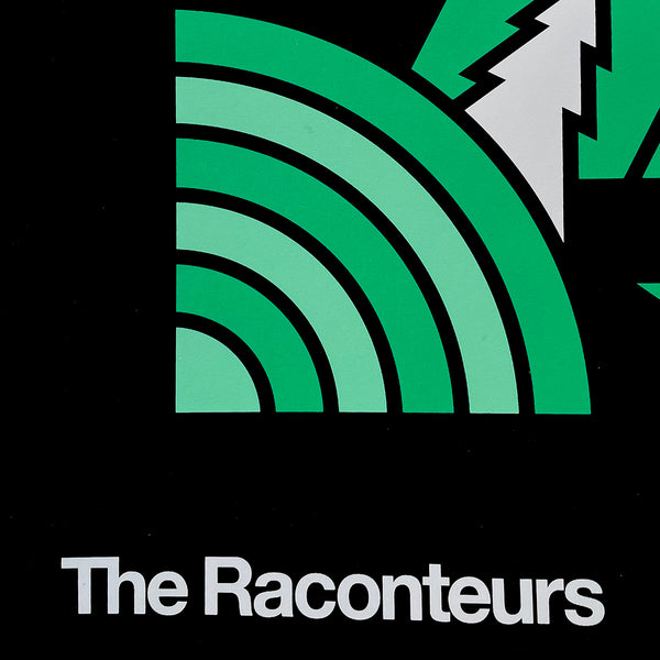 Sérigraphie de concert The Raconteurs (Portland 2019) de Aaron Draplin ...