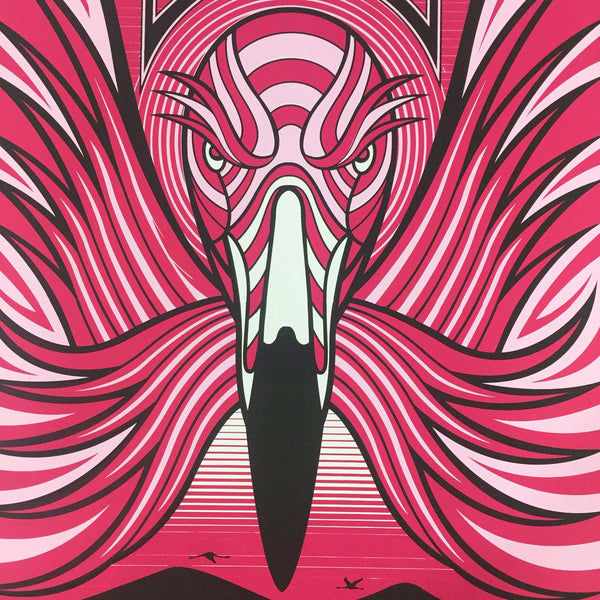 Deftones sérigraphie de concert (Chili 2018) par l'artiste MEDU1A ...