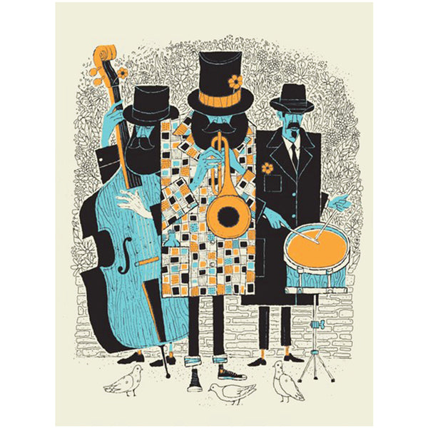 Methane Studios Étiqueté "Jazzmen" - French Paper Art Club