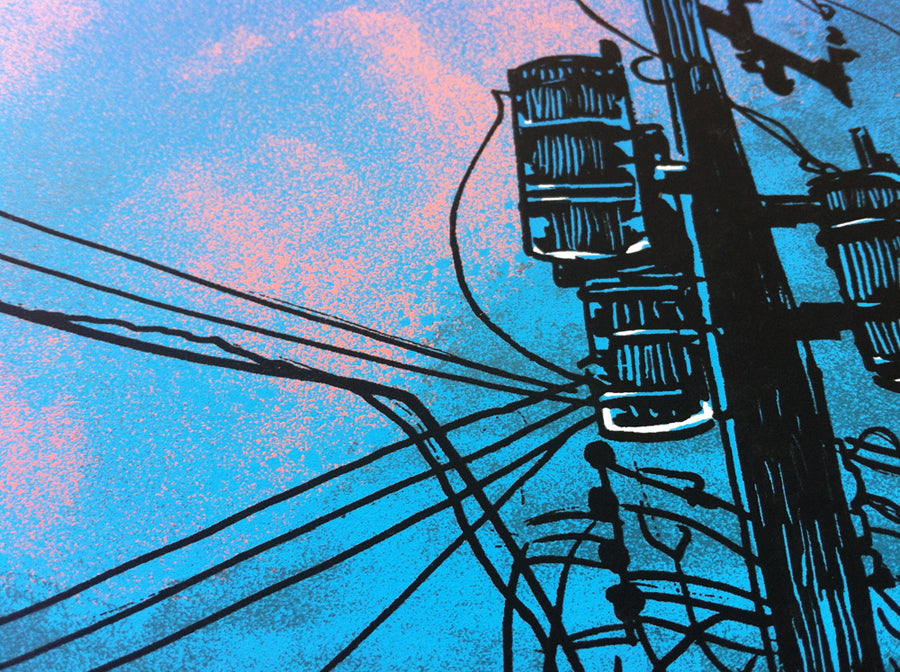 Springfield (Les Simpson) sérigraphie de l'artiste Tim Doyle - French ...